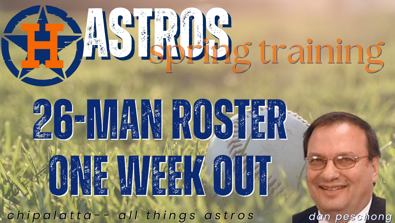 Astros’ 26-man roster: One week out – ALL THINGS ASTROS